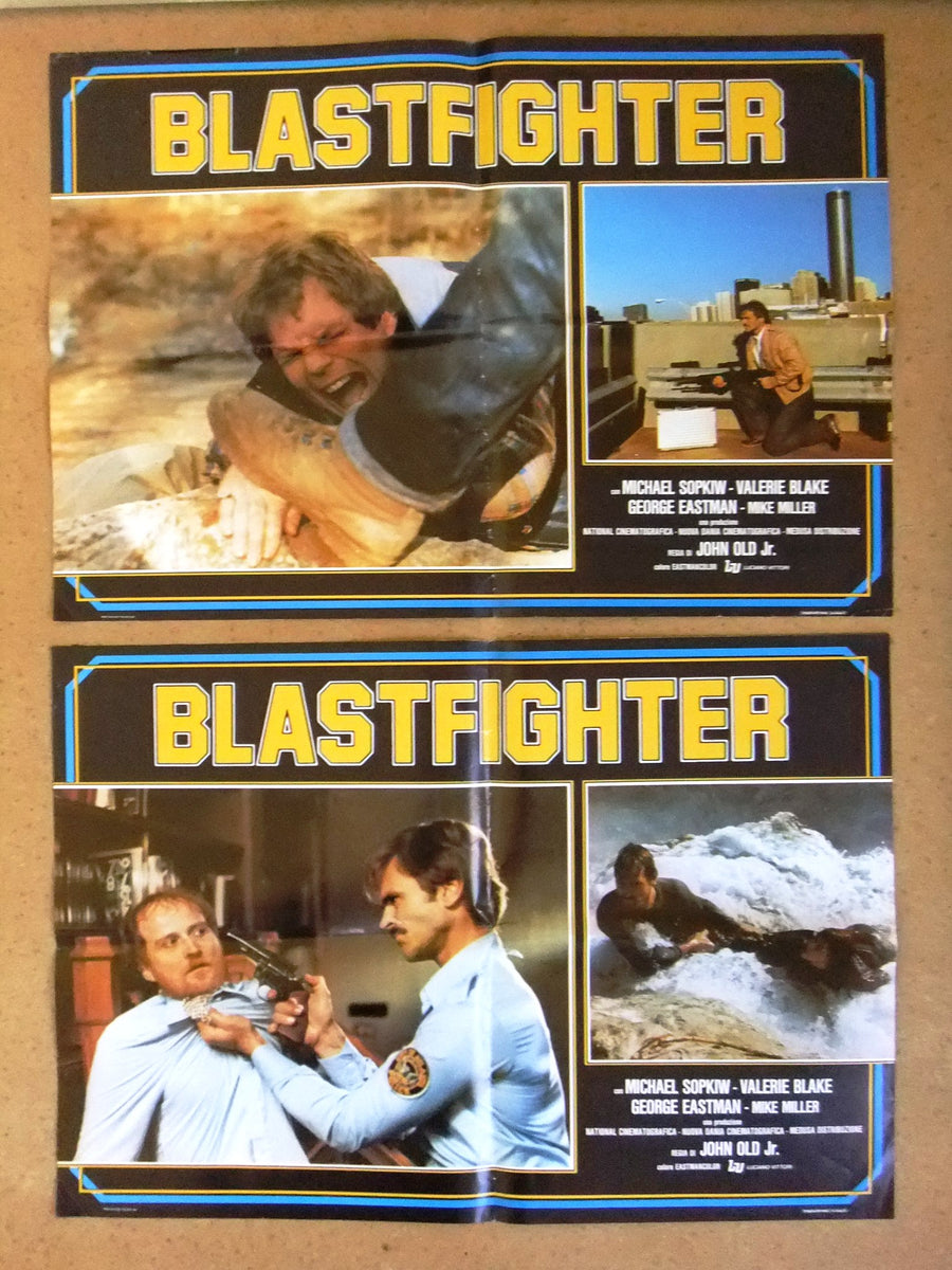 (Set of 7) Blastfighter (Michael Sopkiw) Original Italian Film Lobby C – Braichposters