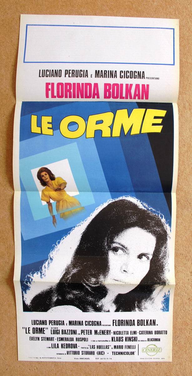 Le Orme, Footprints on the Moon Italian Film Poster Locandina 70s – Braichposters