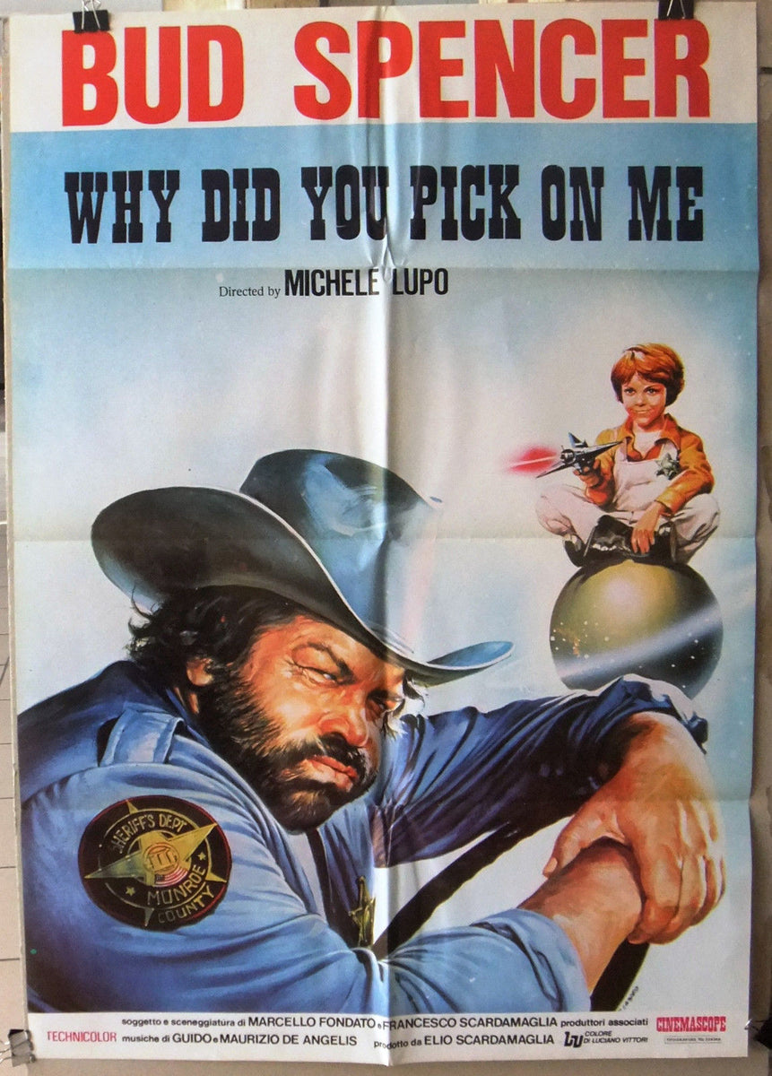 WHY YOU DID YOU PICK ON ME? Poster 70s – Braichposters