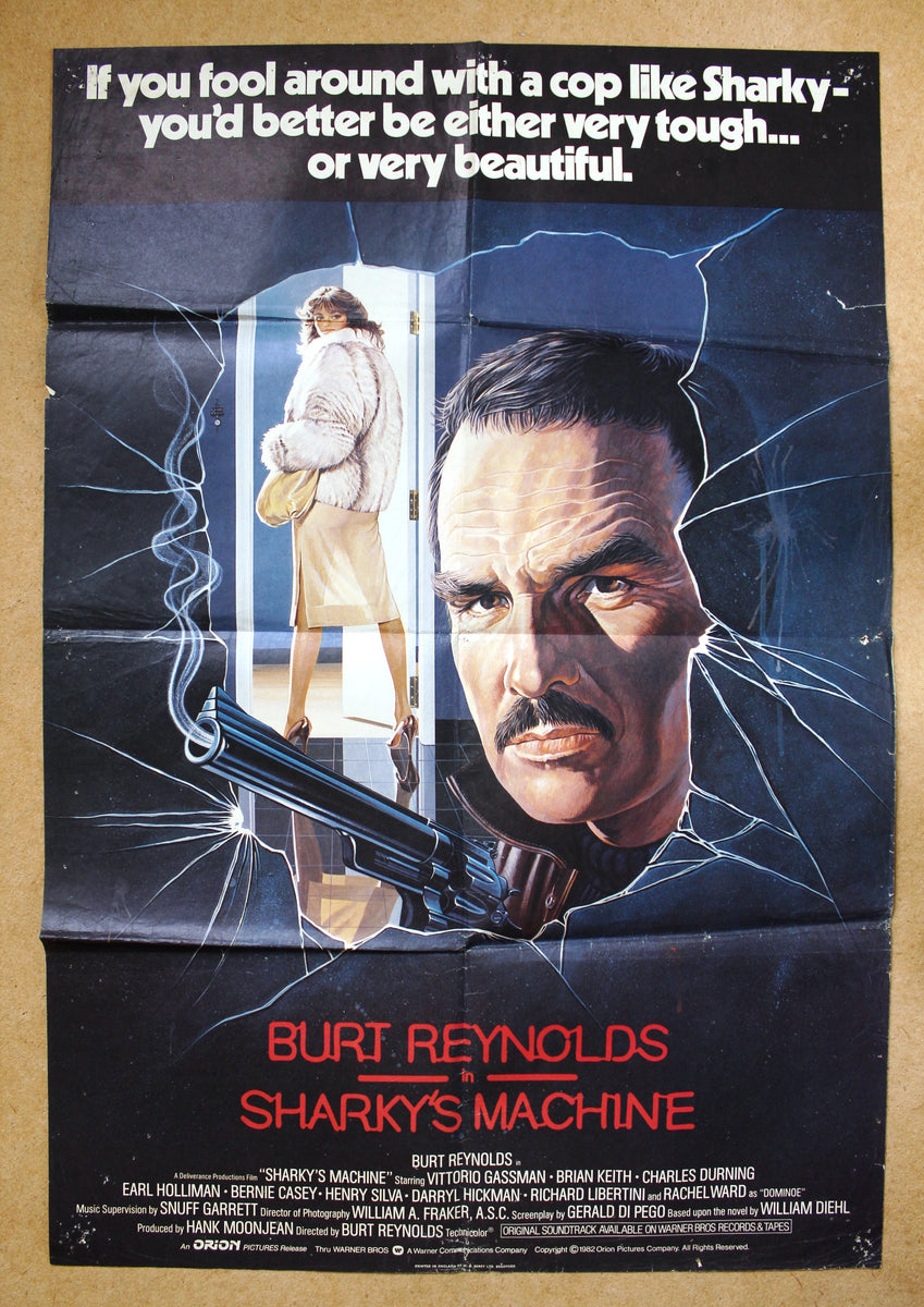 SHARKY'S MACHINE Poster – Braichposters