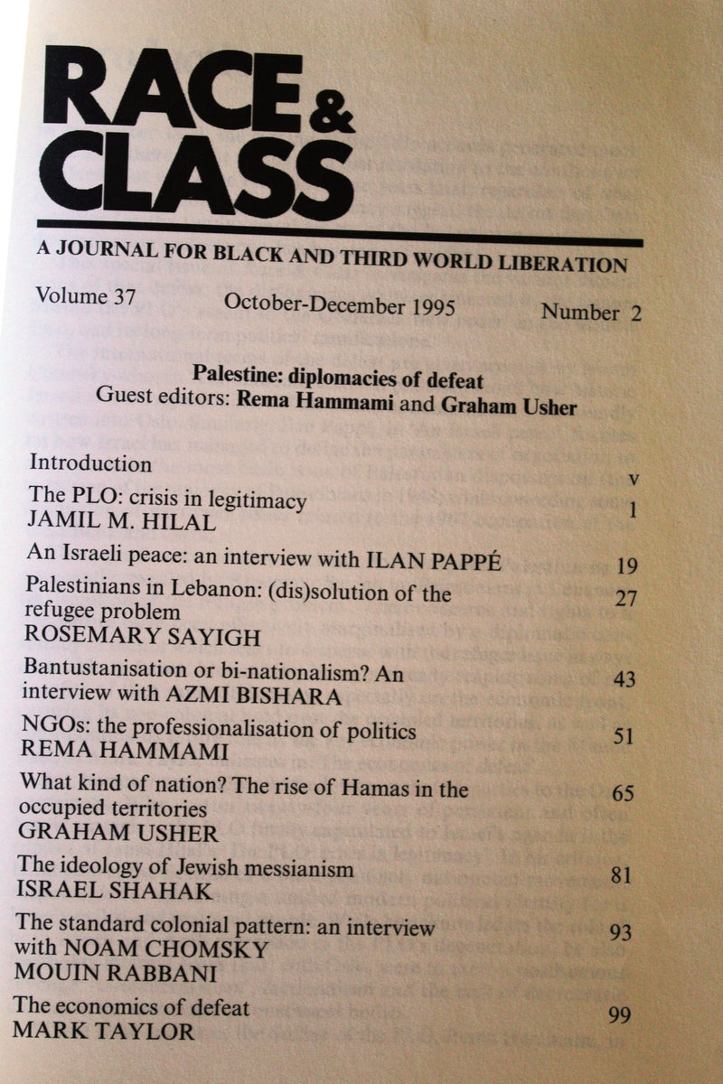 Palestine : diplomacies of defeat / guest editors, Rema Hammami and Gr ...