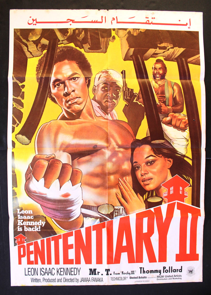 Penitentiary II Leon Isaac Kennedy 39x27" Lebanese Arabic Org Movie Po ...