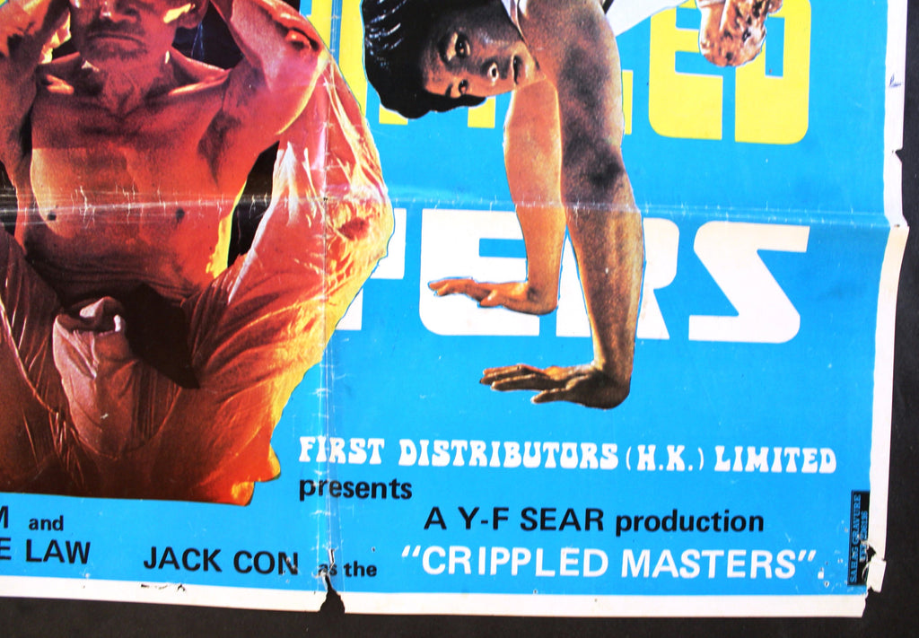 Crippled Masters Jackie Conn Kung Fu Lebanese Film Poster 70s ...