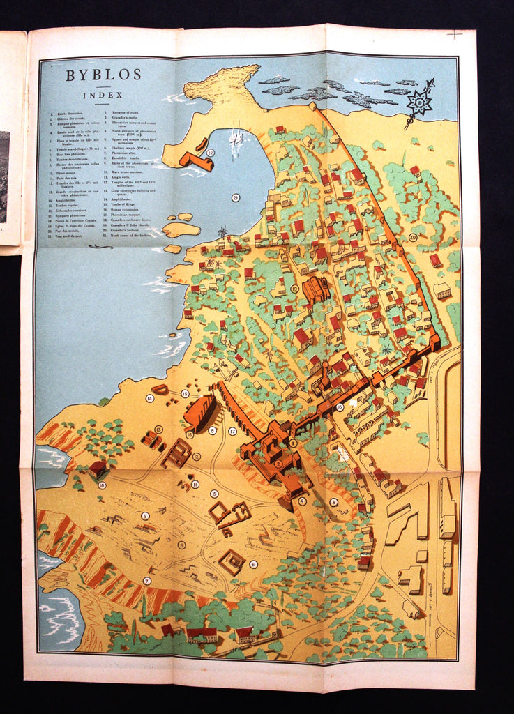 Byblos, Jbeil جبيل Lebanese Guide French Book + Antique Colour Tourist ...