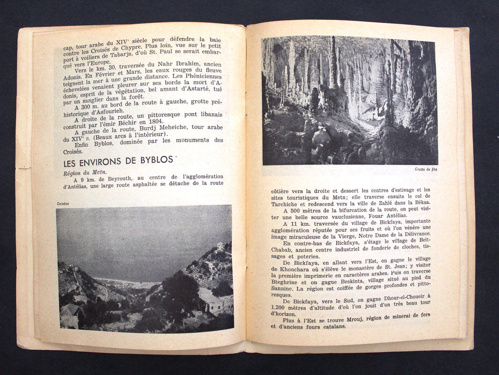 Byblos, Jbeil جبيل Lebanese Guide French Book + Antique Colour Tourist ...