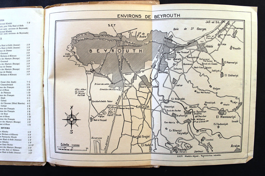 بيروت ‬Beyrouth, Beirut Travel Guide, Lebanon French Lebanese Map Book ...