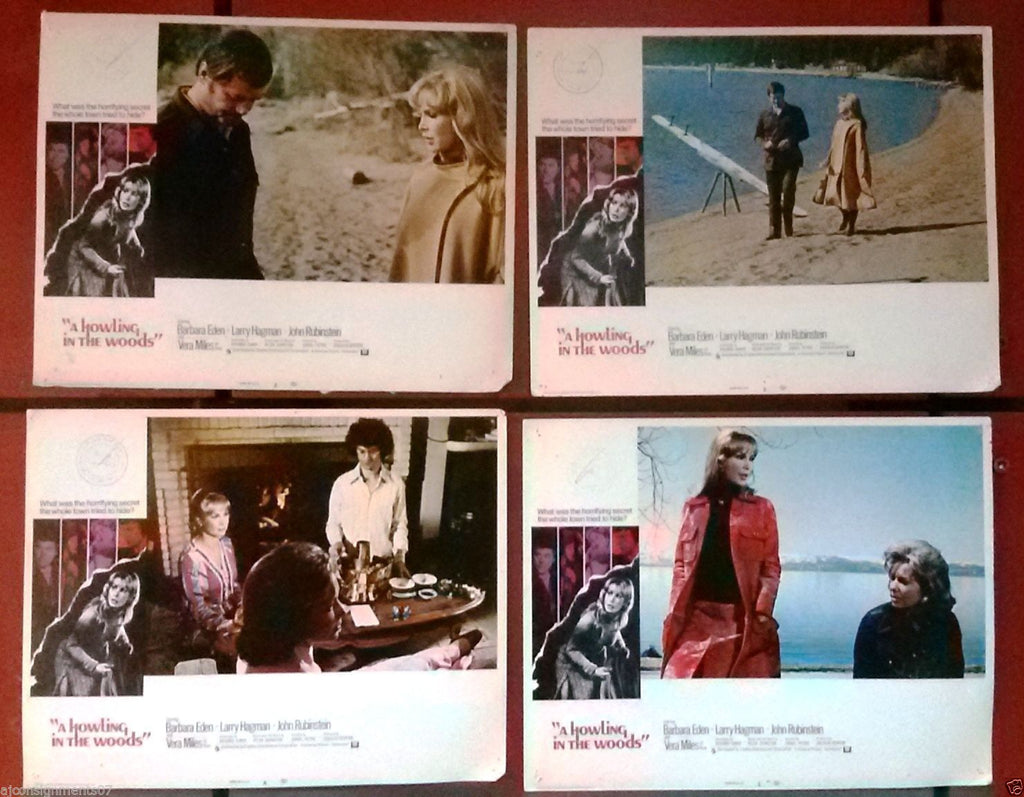 {Set of 8} A Howling in the Woods (Barbara Eden) 11x14" U.S Lobby Card ...