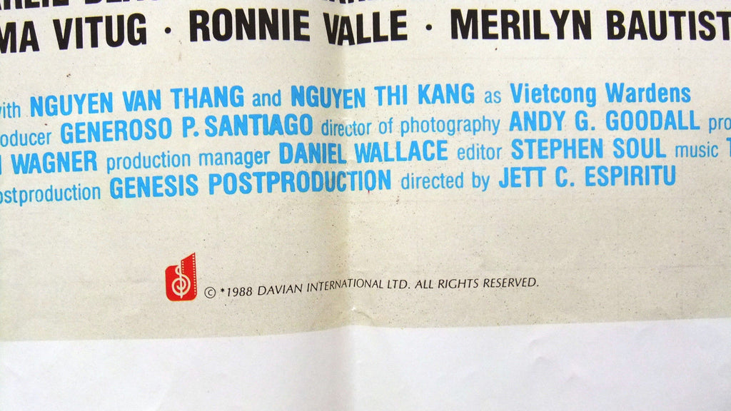 WARCAMP (REY MALONZO) Original Hong Kong Davian International Movie Po ...