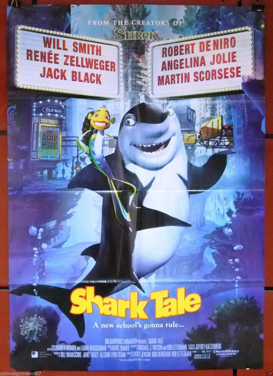 Shark Tale 40"x27" Original Movie Poster 2000s – Braichposters