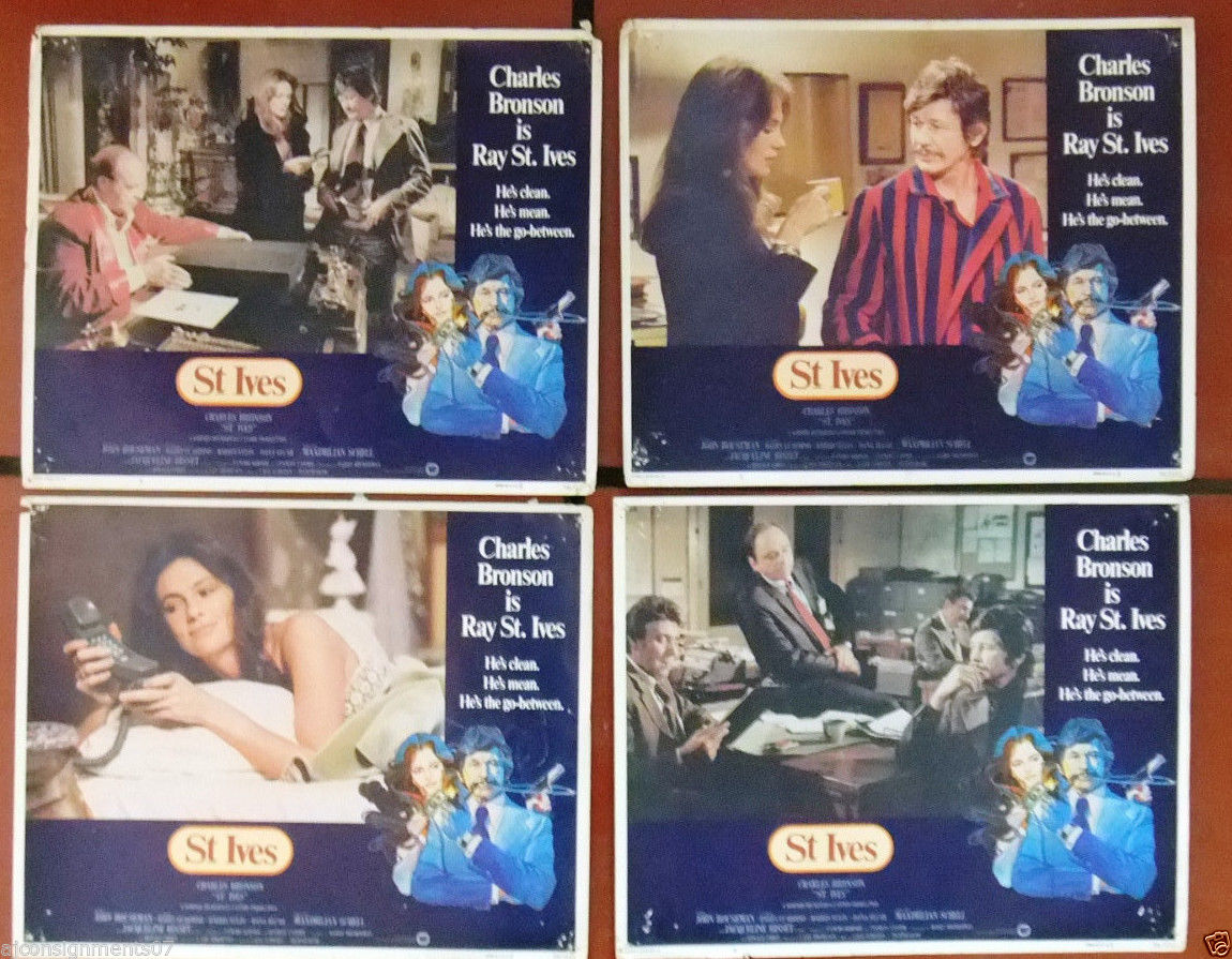 {Set of 8} St. Ives (Charles Bronson) 11x14 Original Lobby Cards 70s ...