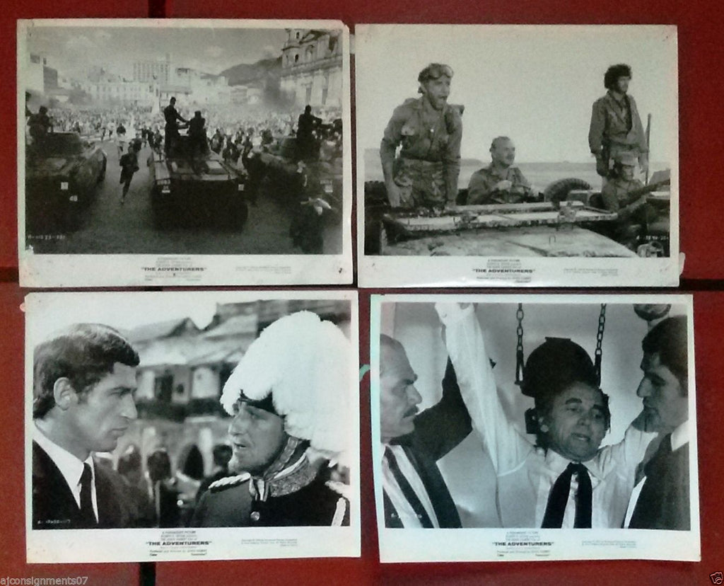 {Set of 23} The Adventurers {Charles Aznavour} Original B&W Movie Phot ...