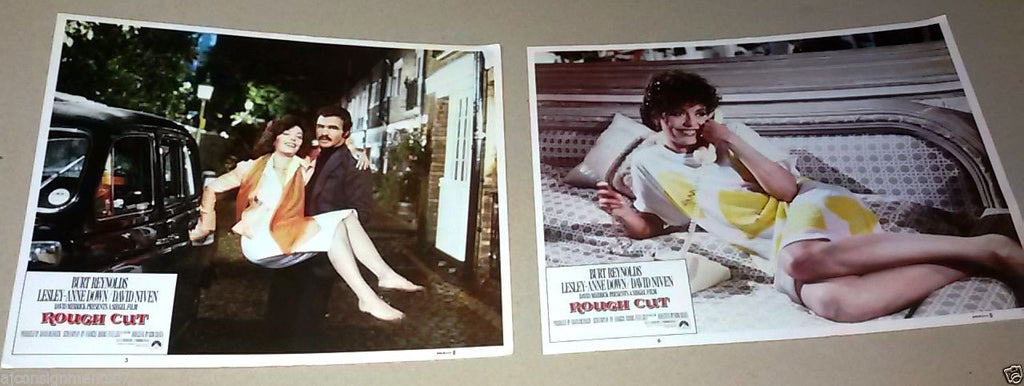 {Set of 8} Rough Cut (Burt Reynolds) 11X14" Original LOBBY CARD 80s ...