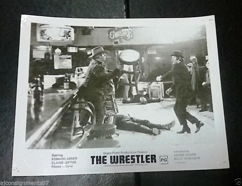 {Set of 10} The Wrestler (Ed Asner, Elaine Giftos) Original B&W Movie ...