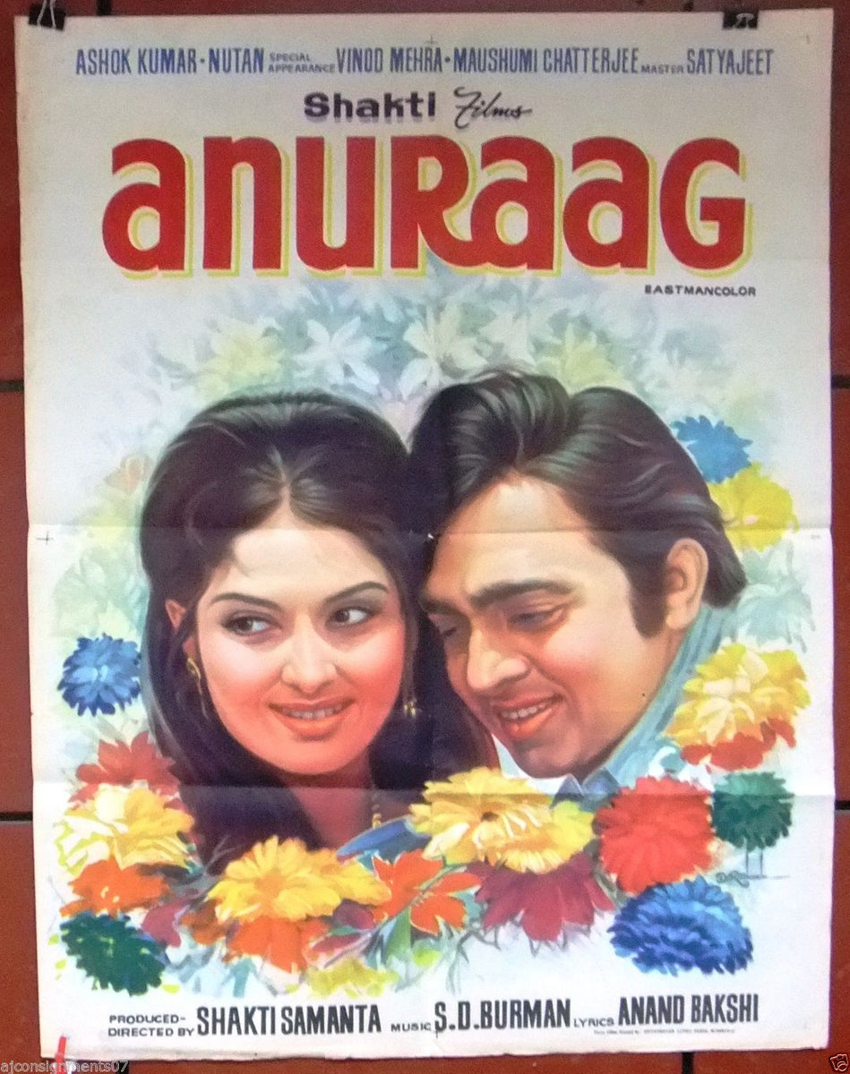 Anuraag (Rajesh Khanna) Bollywood Hindi Original Movie Poster 70s ...