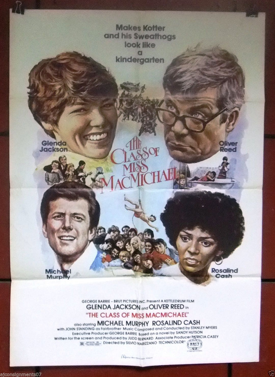 The Class of Miss Macmichael (Oliver Reed) Original Lebanese Movie Pos ...