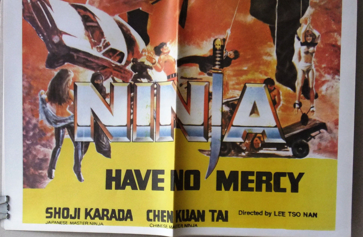 NINJAS HAVE NO MERCY {Shoji Karada} 27x20" Arabic Lebanese Movie Poste ...