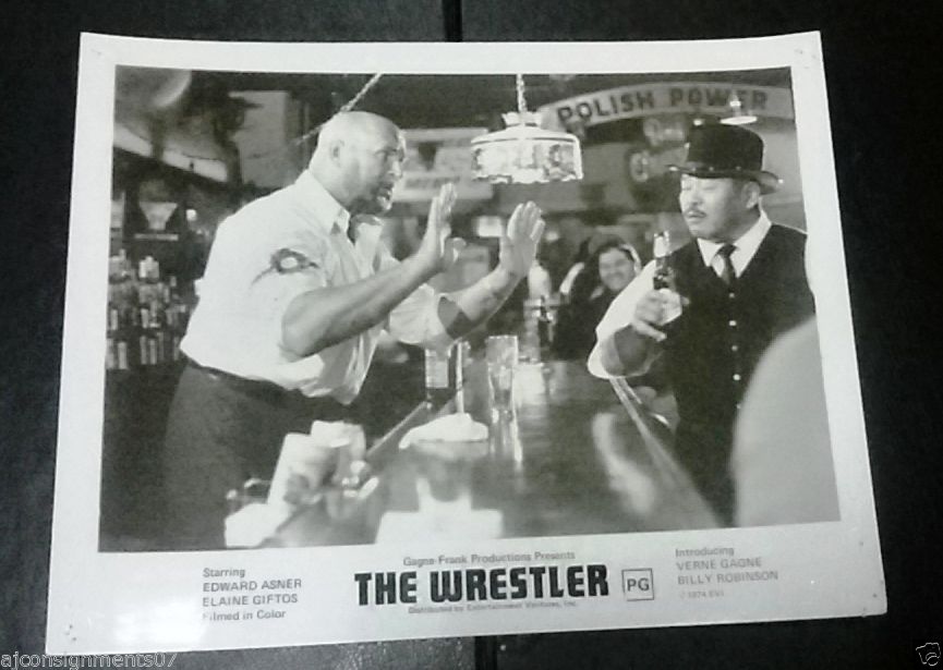 {Set of 10} The Wrestler (Ed Asner, Elaine Giftos) Original B&W Movie ...