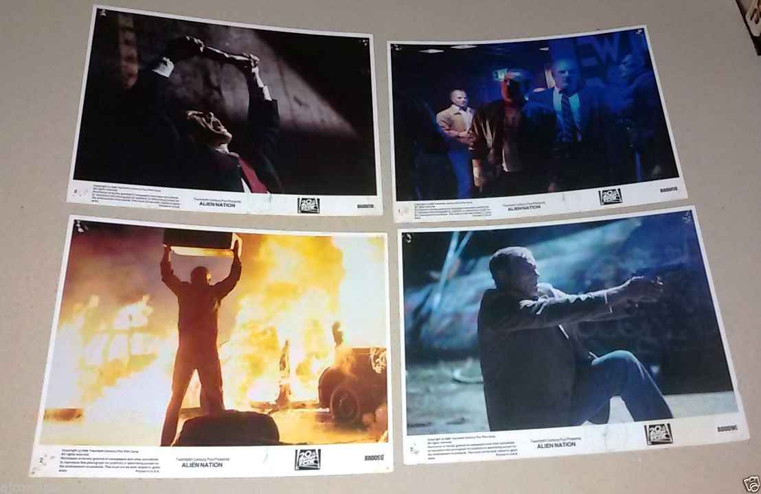 {Set of 8} Alien Nation (Eric Pierpoint) 10X8" Original Movie Lobby Ca ...