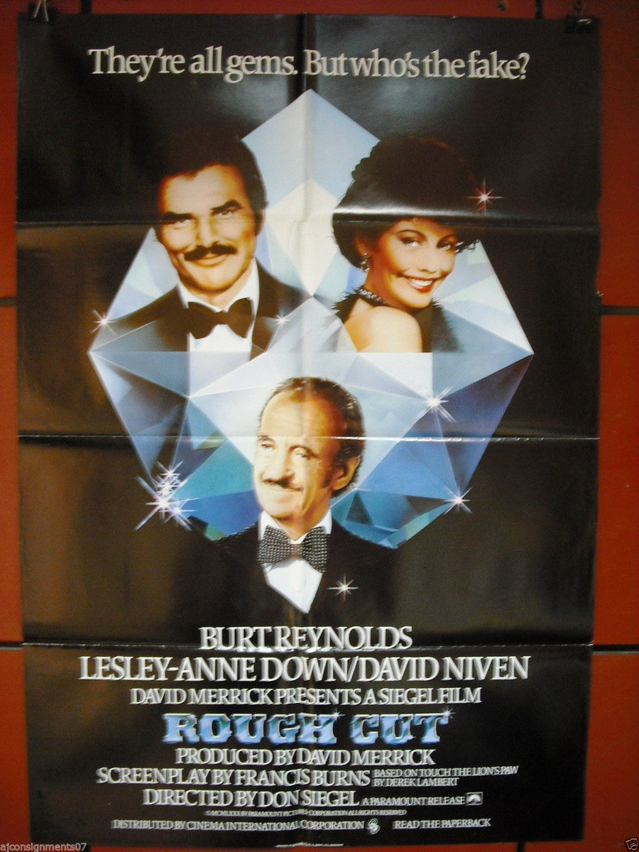 Rough Cut {BURT REYNOLDS} 27"x41" Orig. British Movie Poster 80s ...