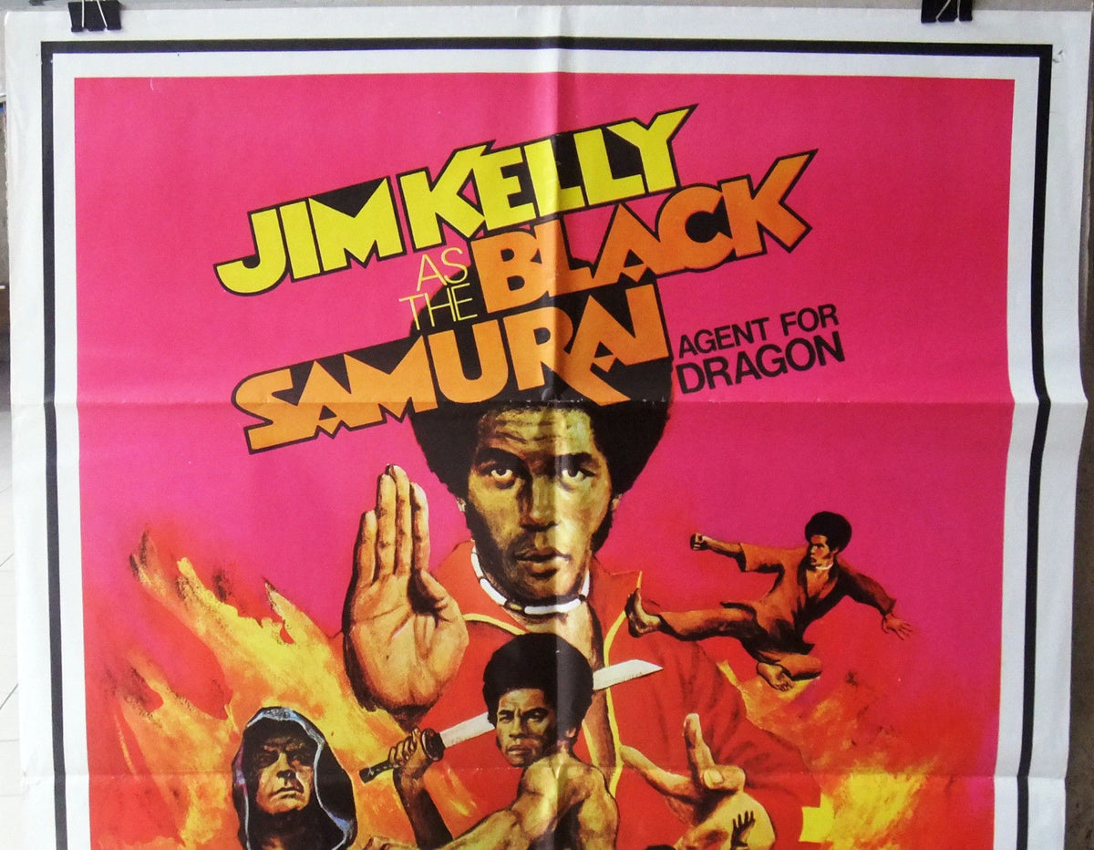 Black Samurai (Jim Kelly) Kung Fu Martial Arts Org. Arabic Movie Poste ...