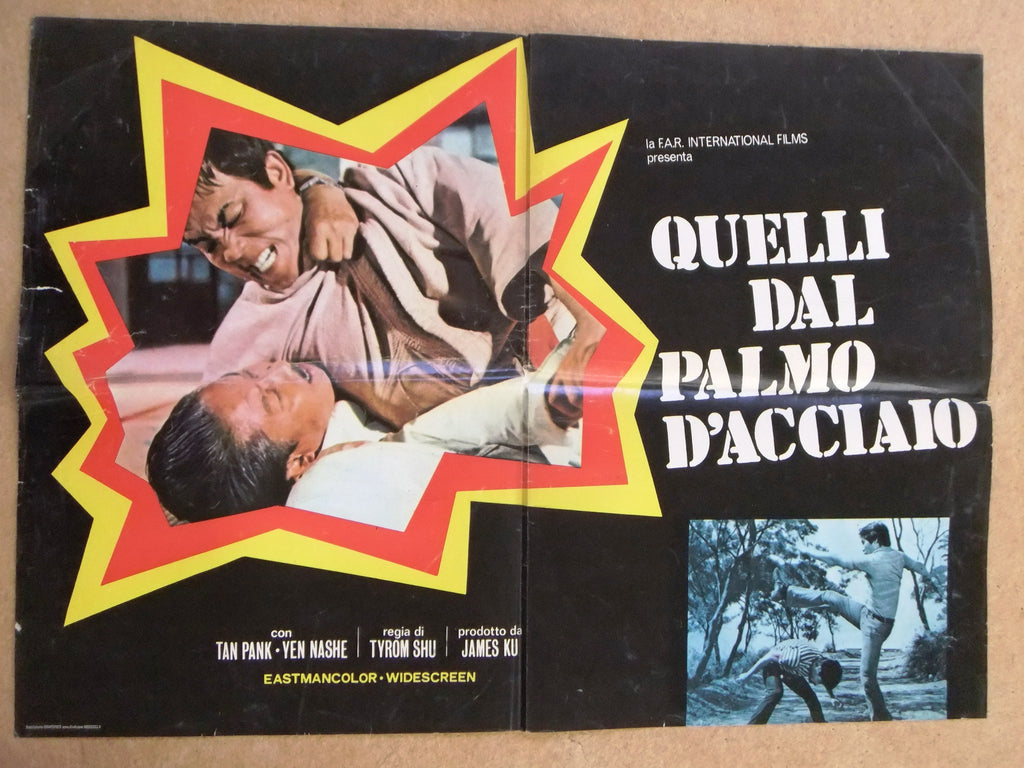 (Set of 3) QUELLI DAL PALMO D'ACCIAIO Original Italian Film Lobby Card ...