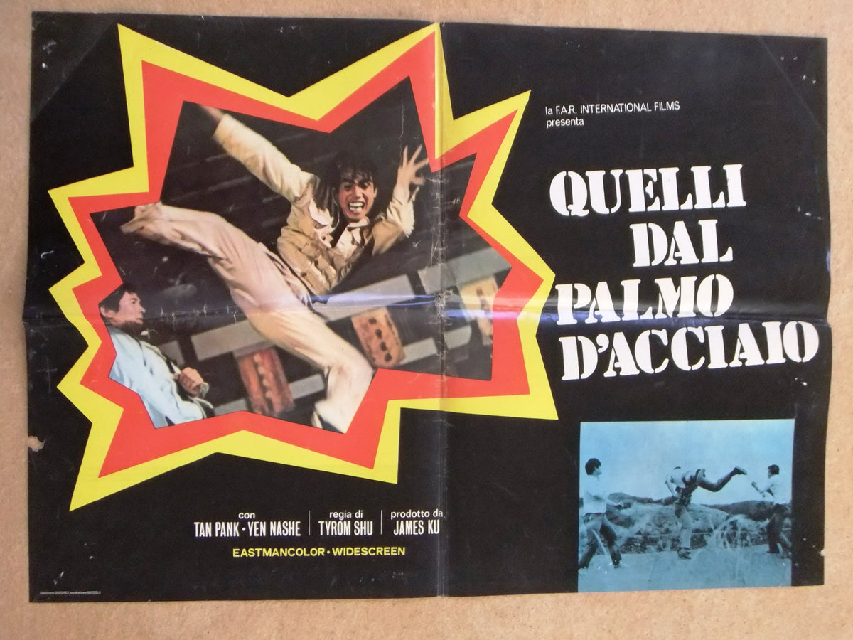 (Set of 3) QUELLI DAL PALMO D'ACCIAIO Original Italian Film Lobby Card ...