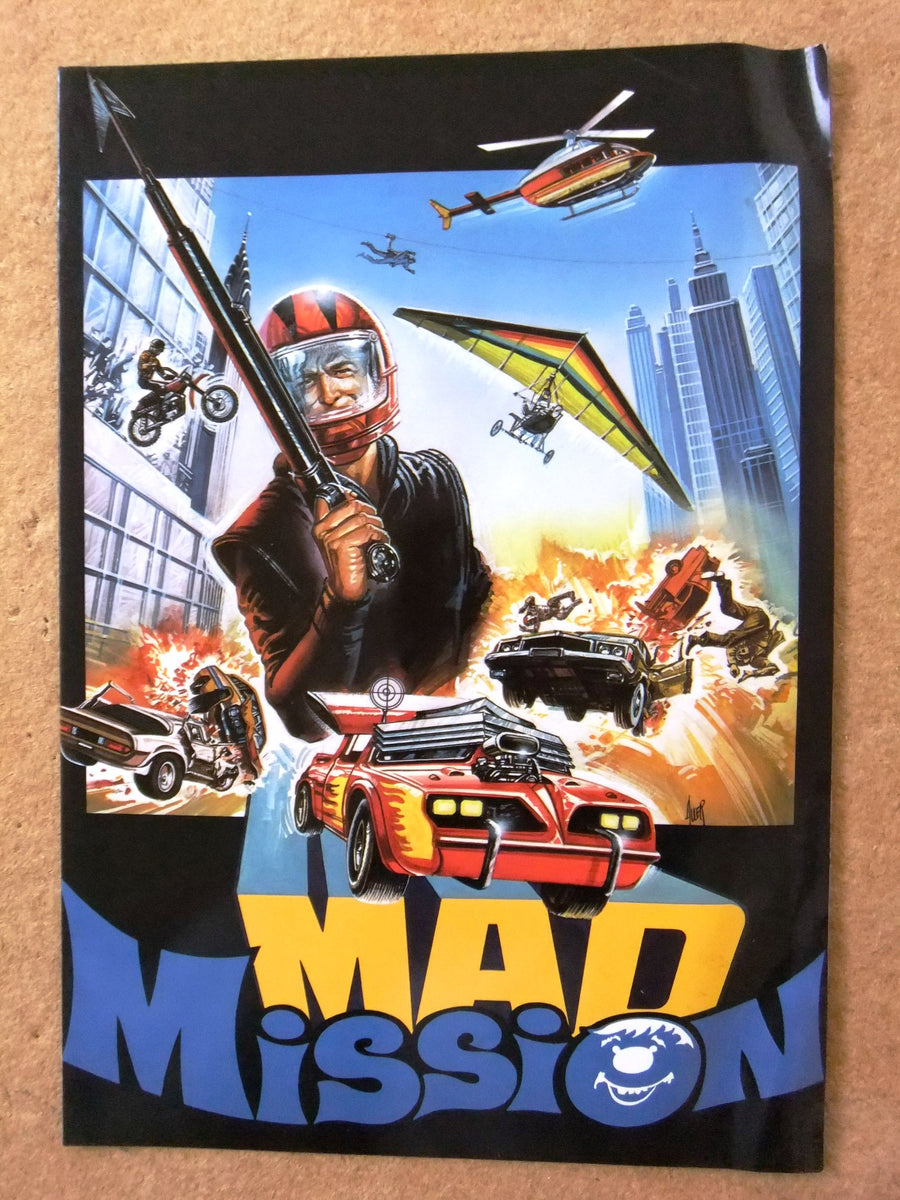 Mad Mission {Karl Maka} Original Film Program 80s – Braichposters