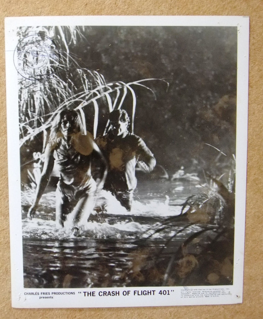 {Set of 9} The Crash Of Flight 401 Original 8x10" Movie B&W Stills Pho ...