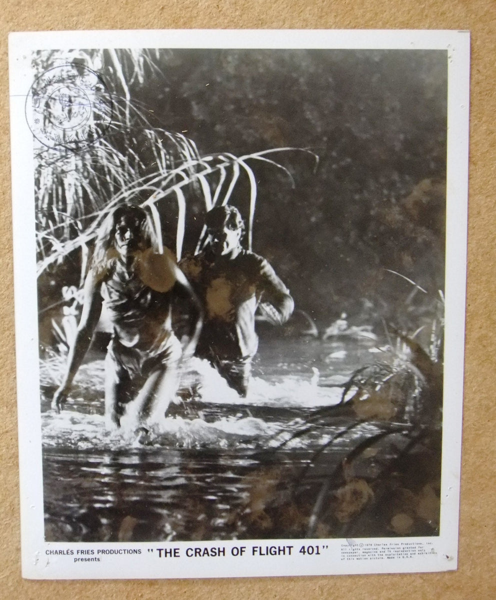 {Set of 9} The Crash Of Flight 401 Original 8x10" Movie B&W Stills Pho ...