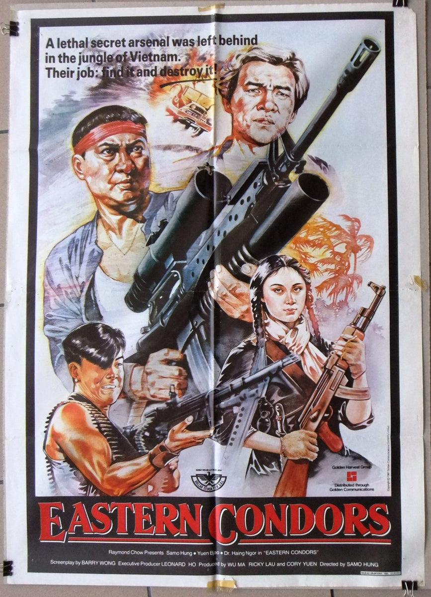 Eastern Condors (Sammo Hung) 39x27" Original Lebanese Movie Poster 80s ...