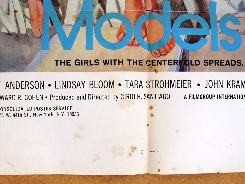 Cover Girl Models (Pat Anderson) 41"x27" Original Movie US Poster 70s ...