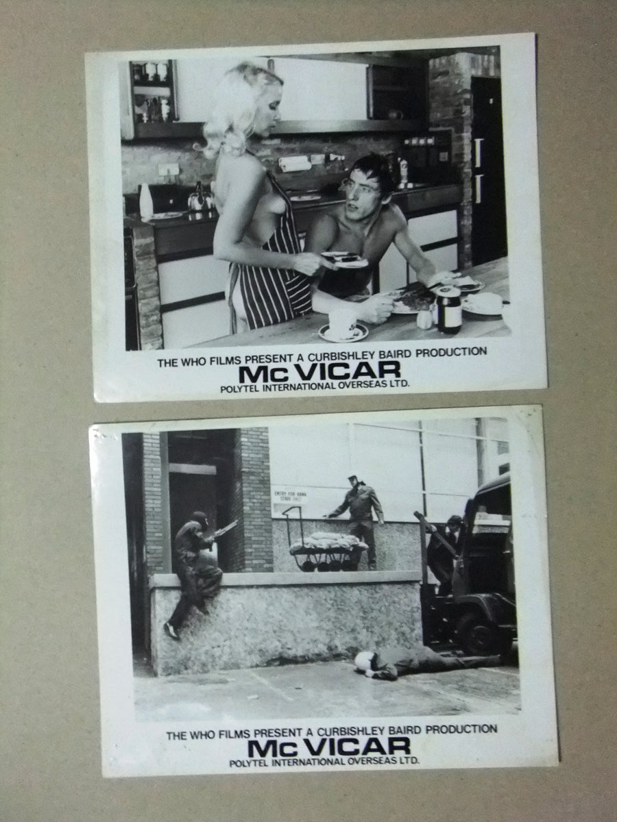 (SET OF 8) MCVICAR {MEL Ferrer} 10X8" Int. Original LOBBY CARD 80s ...