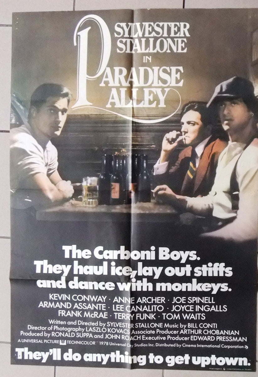 Paradise Alley {Sylvester Stallone} Original British Movie Poster 70s ...