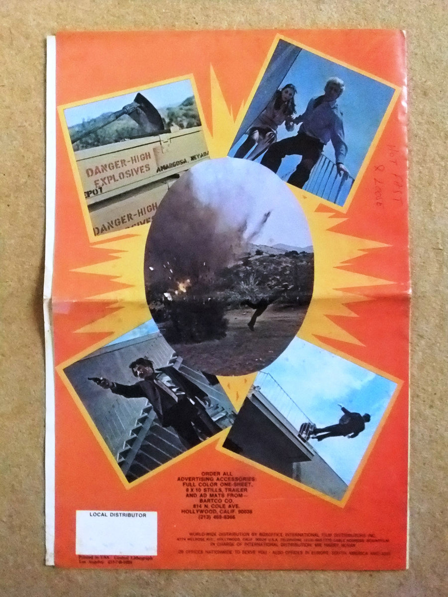 Booby Trap (Carl Monson) 11x17" Original U.S. Movie Pressbook 80s ...