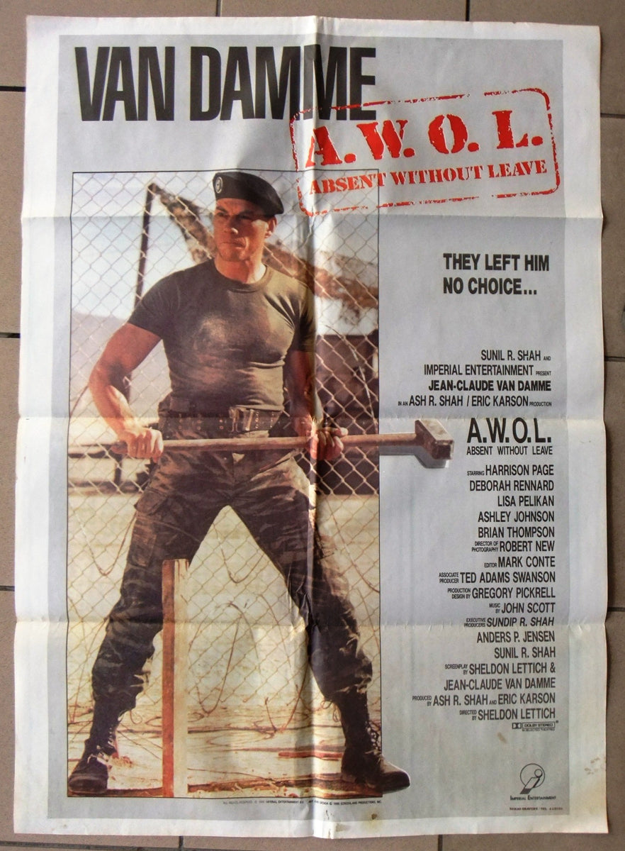 AWOL: Absent Without Leave Poster – Braichposters