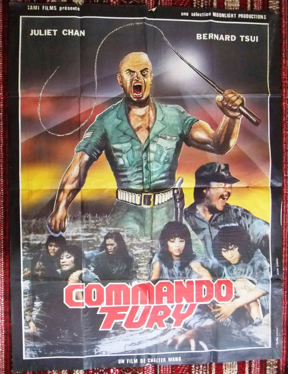 Commando Fury {Li-Yun Chen} 47"x63" Original French Movie Poster 80s ...