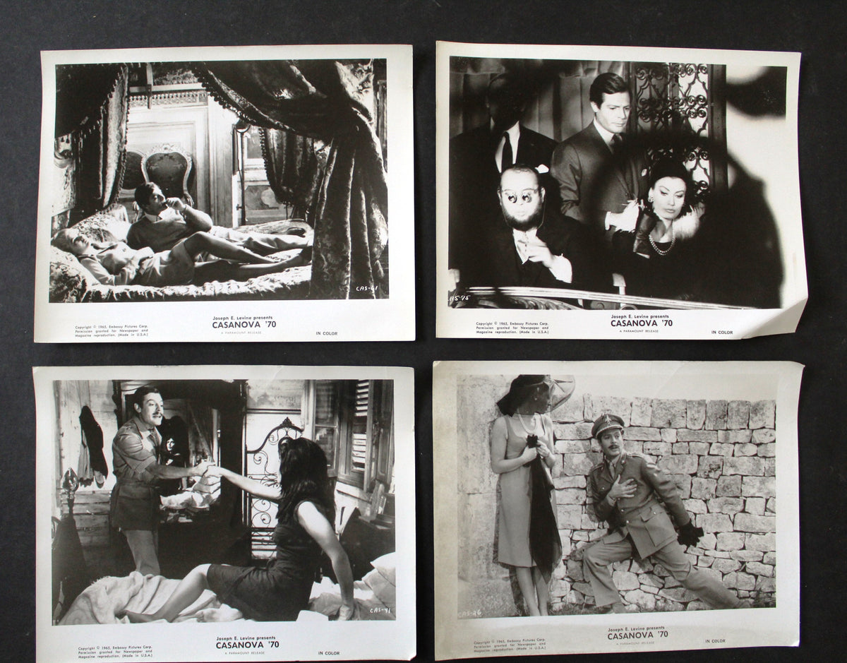 (Set of 26) Casanova '70' (Marcello Mastro) 10x8 Film Original Stills ...