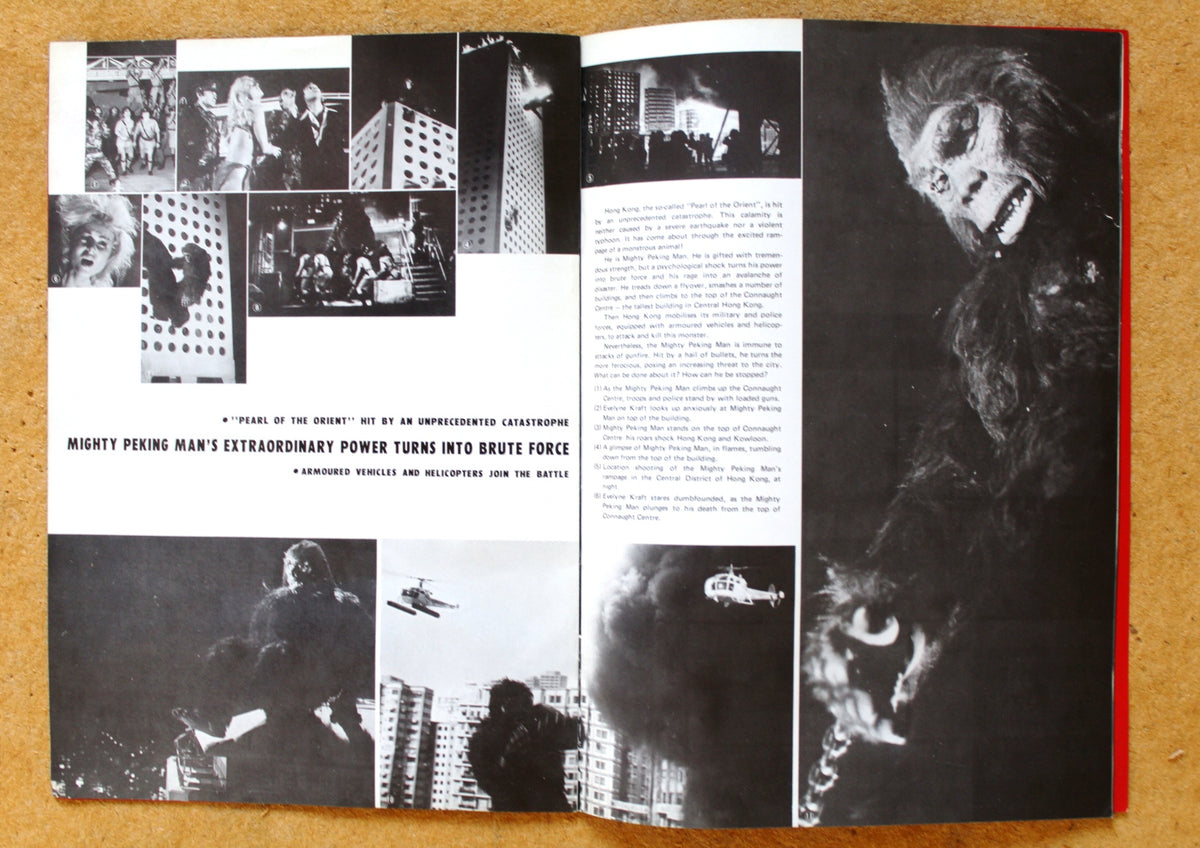 The Mighty Peking Man {Evelyne Kraft} Original Movie Program 70s ...