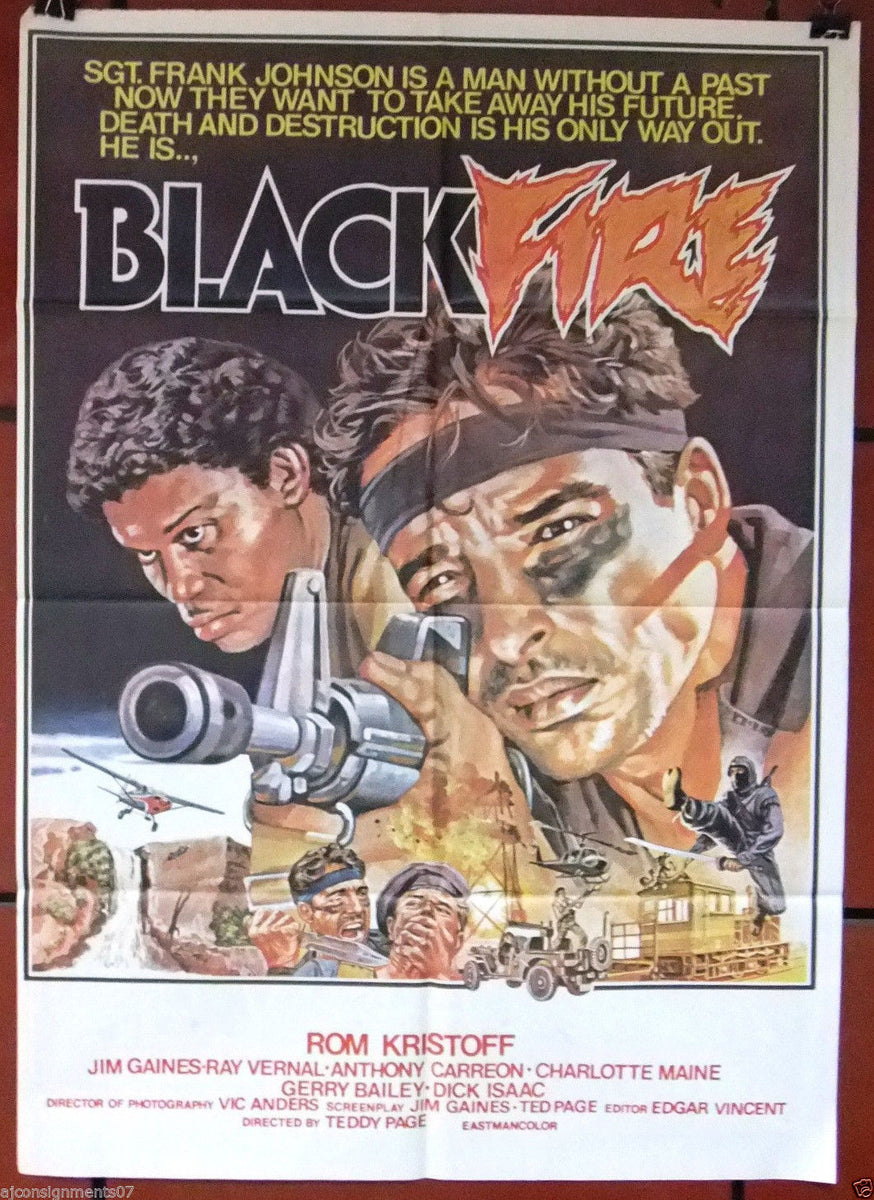 Black Fire Poster – Braichposters